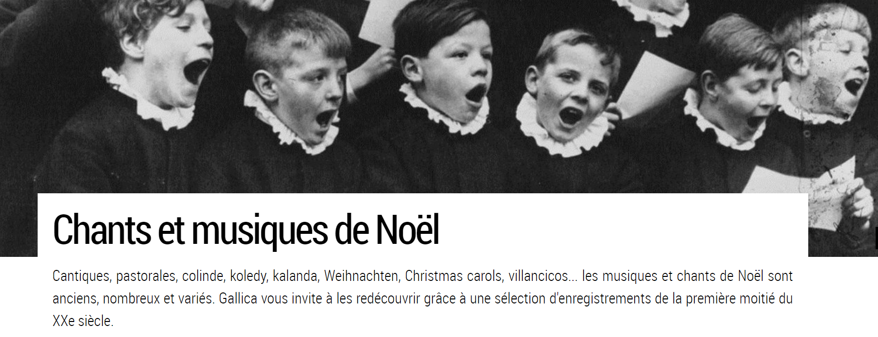 Les plus beaux chants traditionnels de Noël – Art et Culture en Pays de ...
