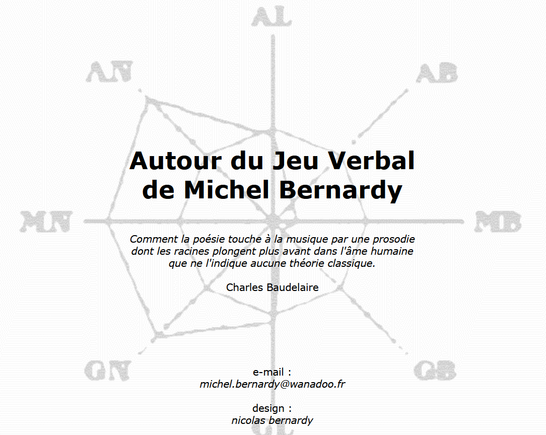 Autour du Jeu Verbal de Michel Bernardy – Art et Culture en Pays de ...