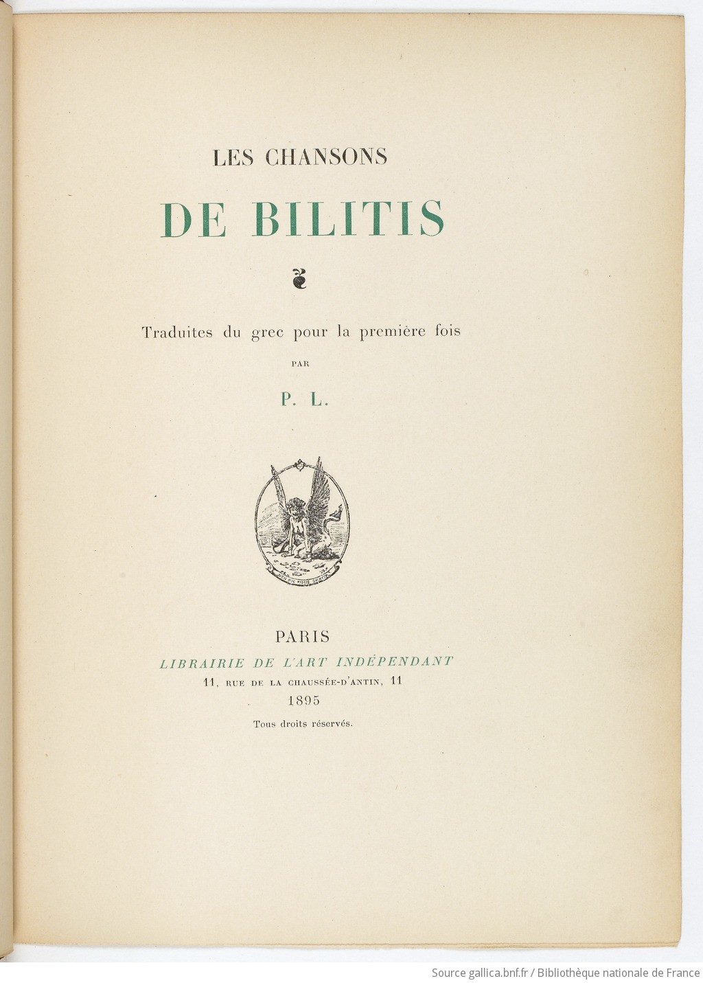 Chansons de Bilitis – Art et Culture en Pays de Fontainebleau
